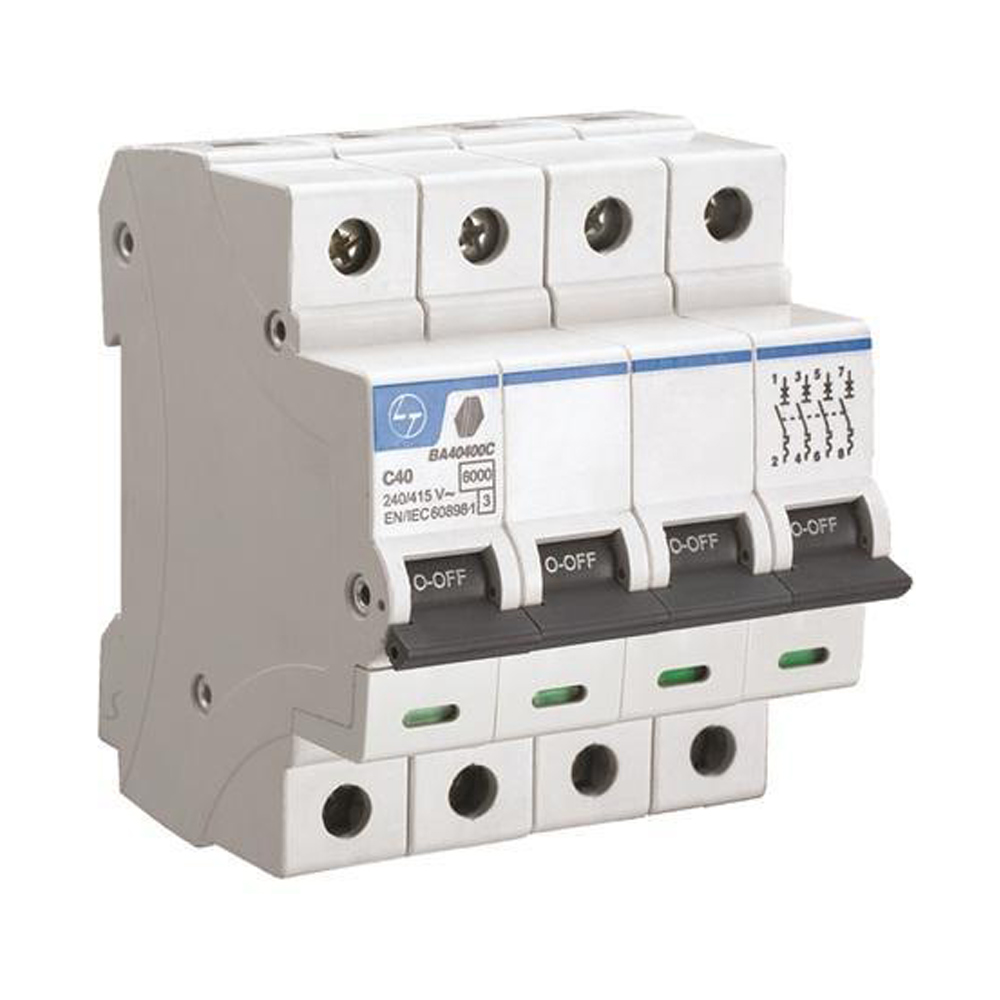 Larsen & Toubro MCB 40A C Curve Four Pole | mykit | Buy online | Buy ...