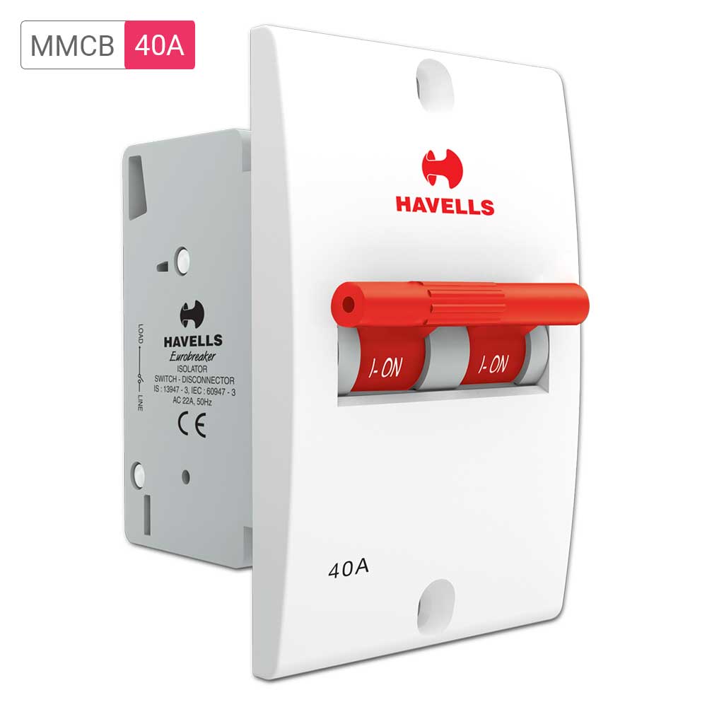 Havells Mini 40A Isolator | mykit | Buy online | Buy Havells, Isolators ...