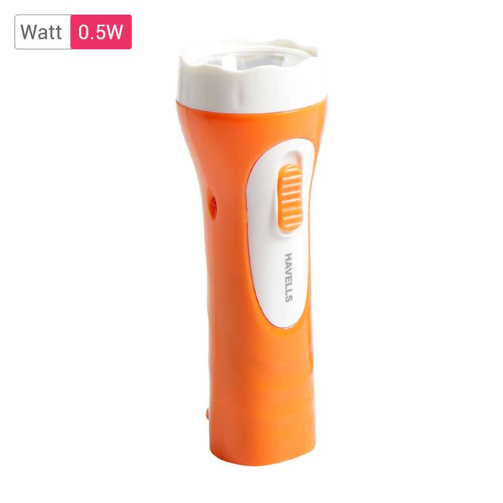 Havells Pathfinder 5 Orange Rechargeable 0.5W LED Torch | mykit | Buy ...