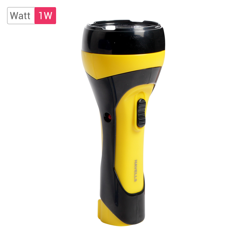 Havells Pathfinder 10 Yellow Rechargeable 1 W LED Torch | mykit | Buy ...