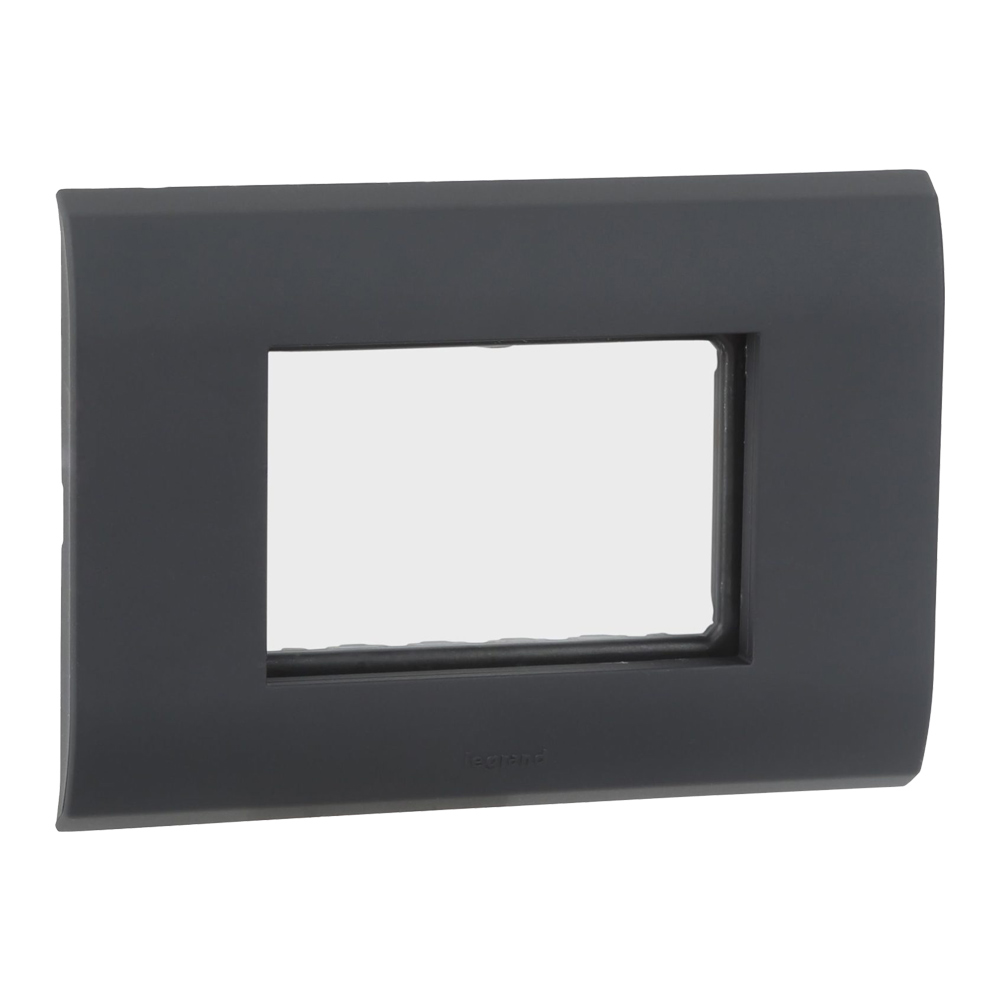 Legrand Myrius 3 module black plate with frame | mykit | Buy online ...