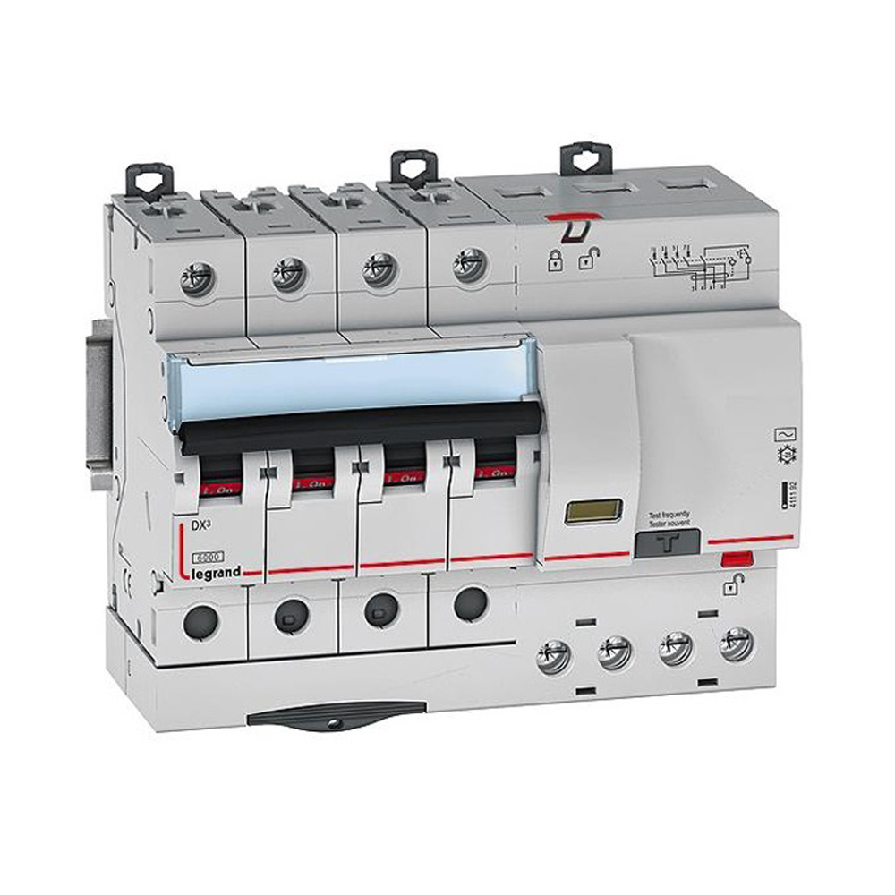 Legrand DX3 RCBO 40A 300mA Four Pole 415V , AC Type | mykit | Buy online | Buy Legrand, RCBO online