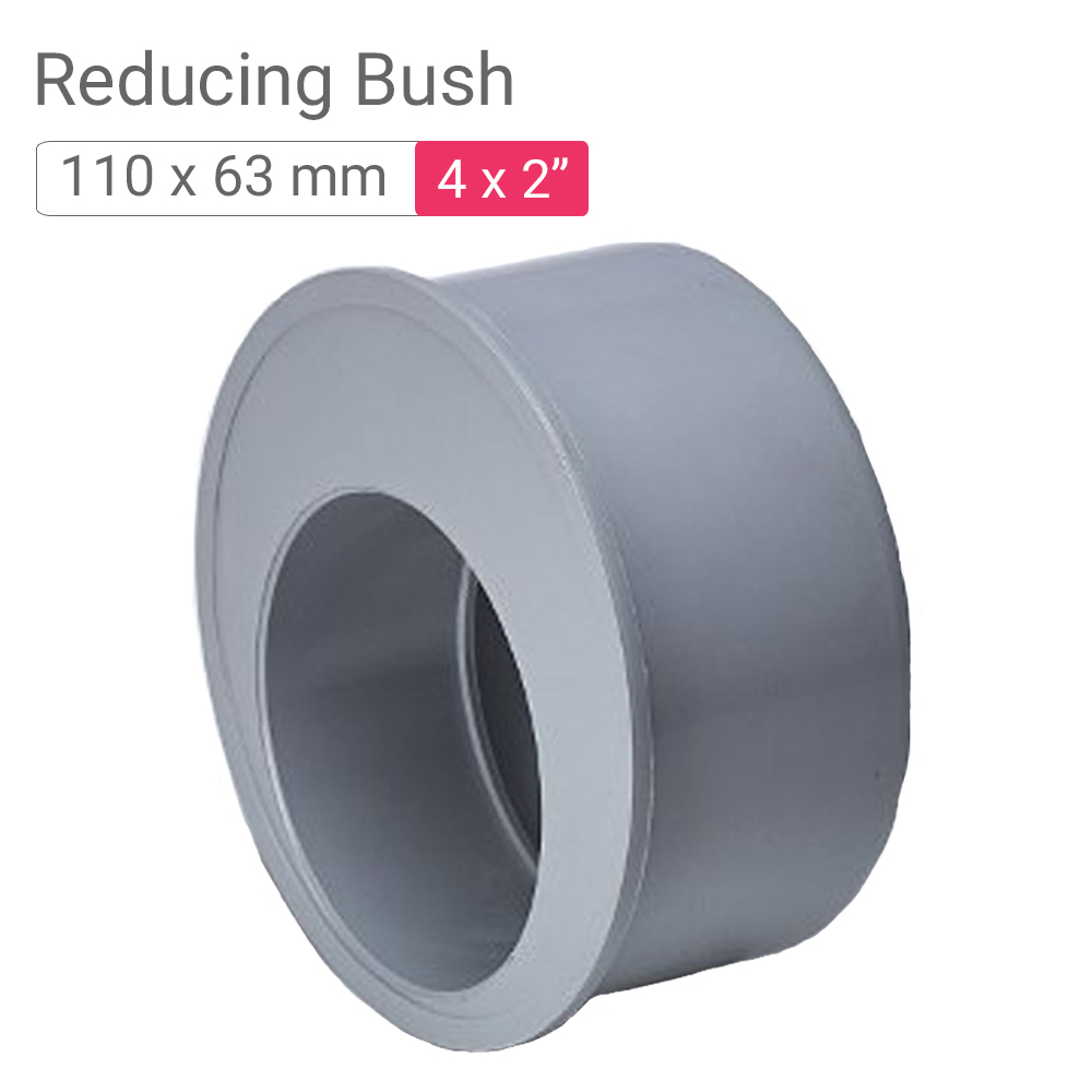 Star PVC Reducing Bush 110x63mm 4x2inch | mykit | Buy online | Buy Star ...