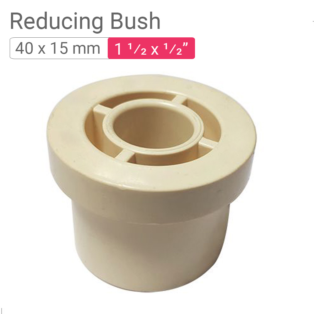 Star UPVC Reducing Bush 40 x 15 mm 1.50 x .50 Inch | mykit | Buy online ...