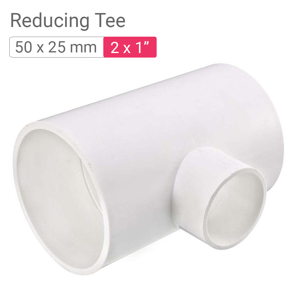 Star UPVC Reducing Tee 50x25mm 2x1inch | mykit | Buy online | Buy Star ...