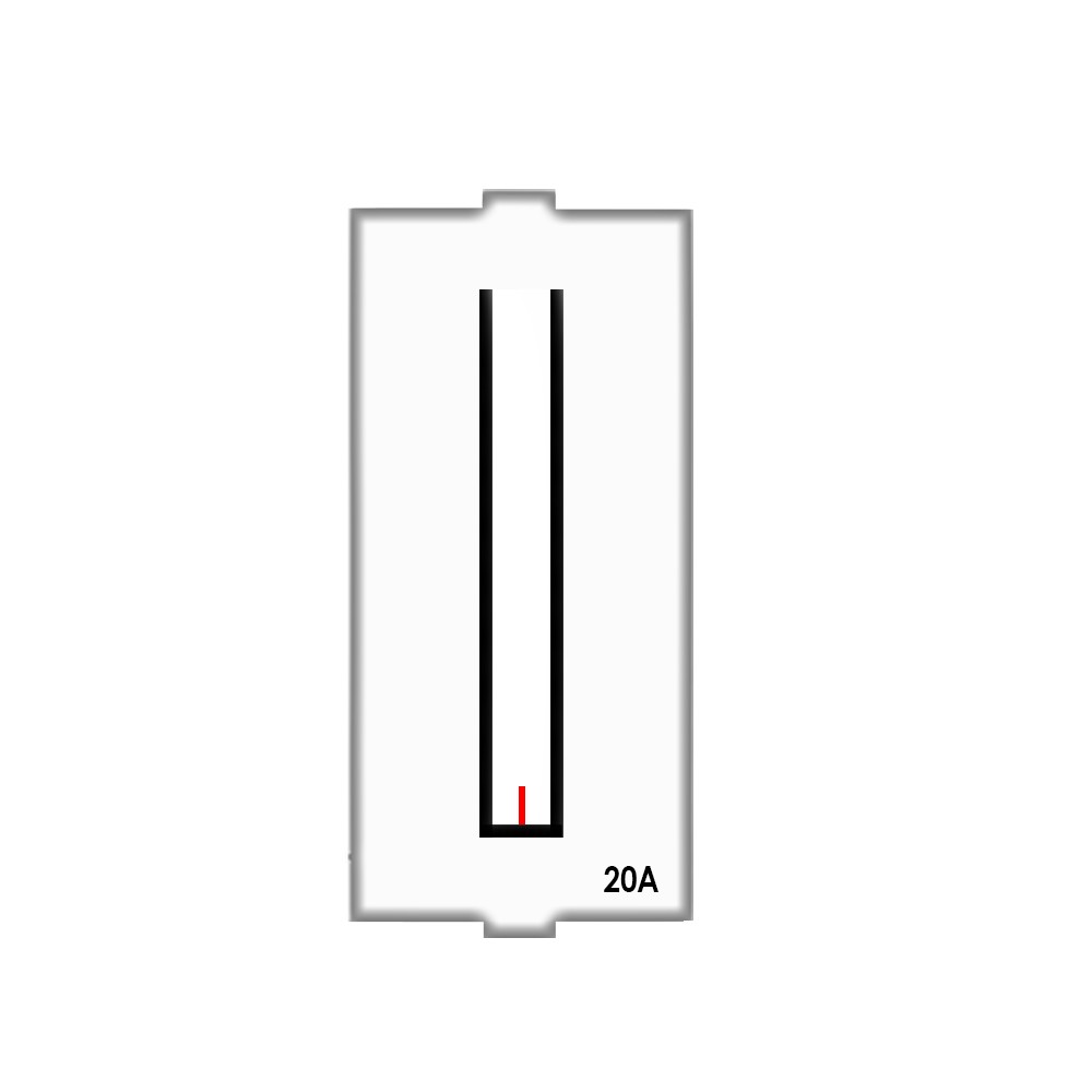 Rolta Iconik 20A 1way 1M Glossy White Switch with Indicator | mykit ...