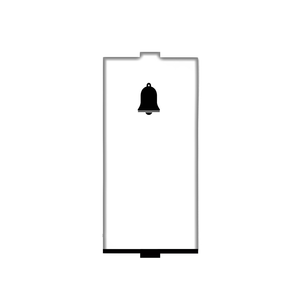 Rolta Flatron 6A 1M Bell Push Glossy White Switch | mykit | Buy online ...