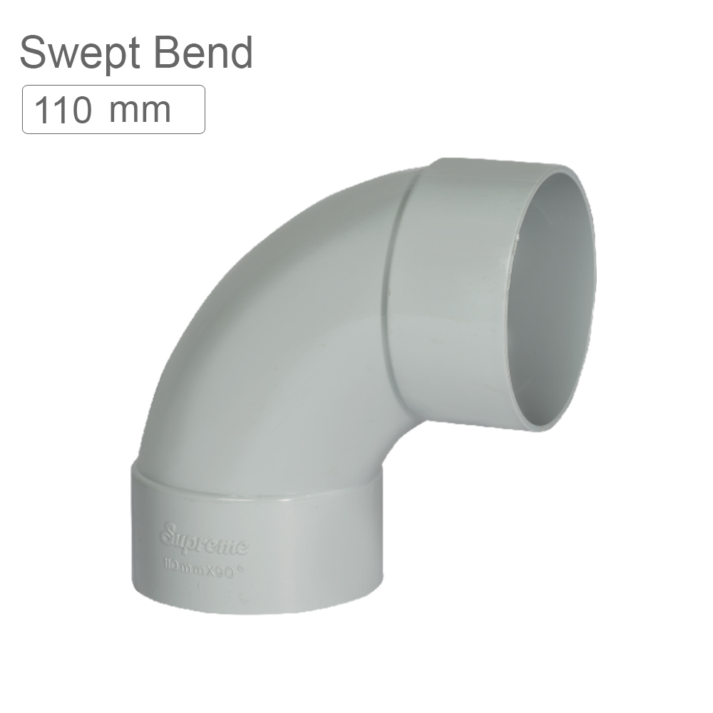 Supreme SWR Fitting Swept Bend 110mm SxS | mykit | Buy online | Buy ...