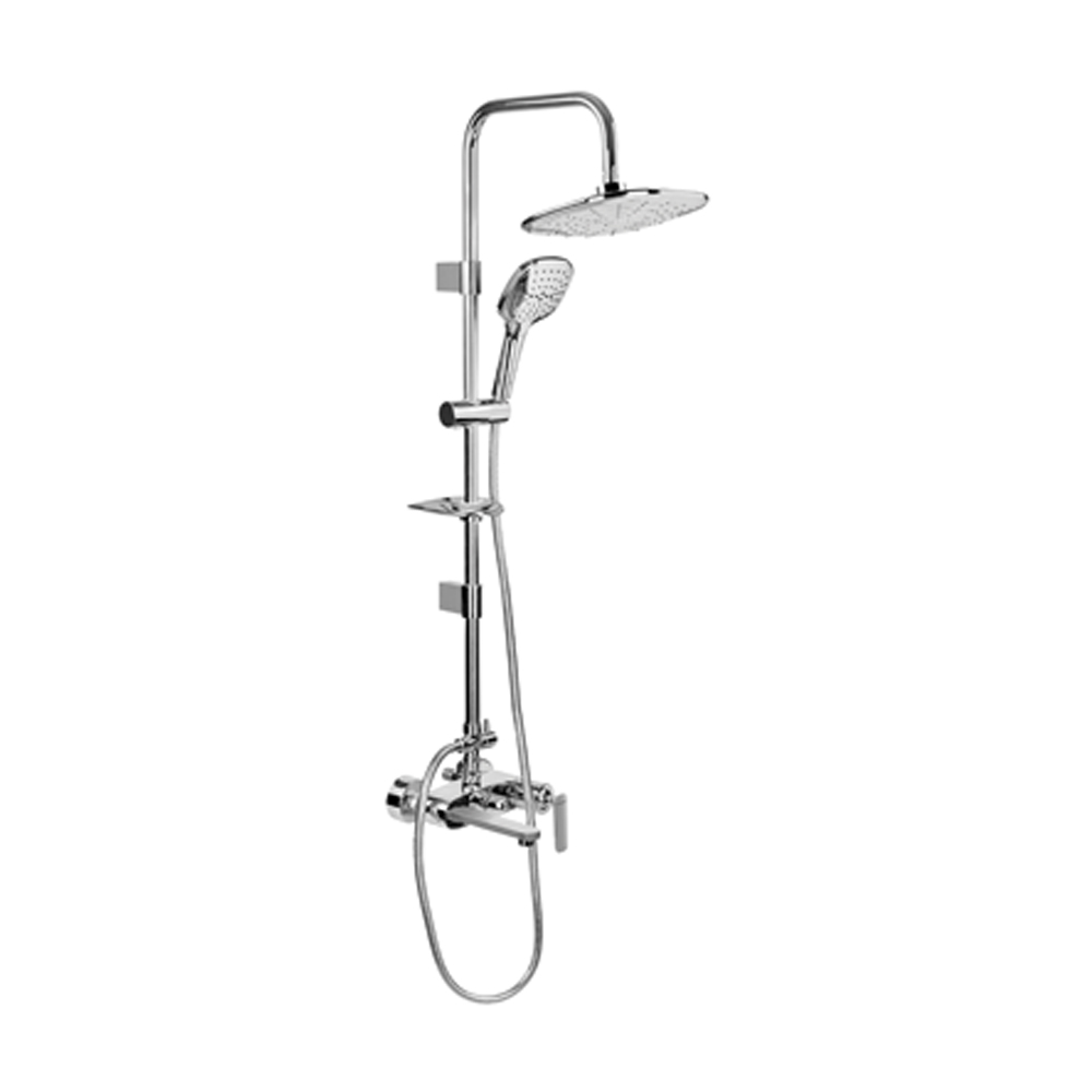Eauset Dora Single Lever Wall Mixer with provision for Overhead Shower ...