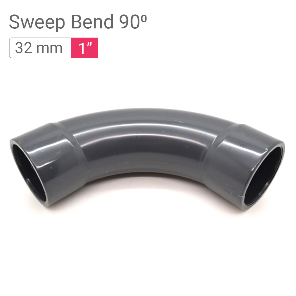 Star PVC Sweep Bend 90° 32mm 1inch | mykit | Buy online | Buy Star ...
