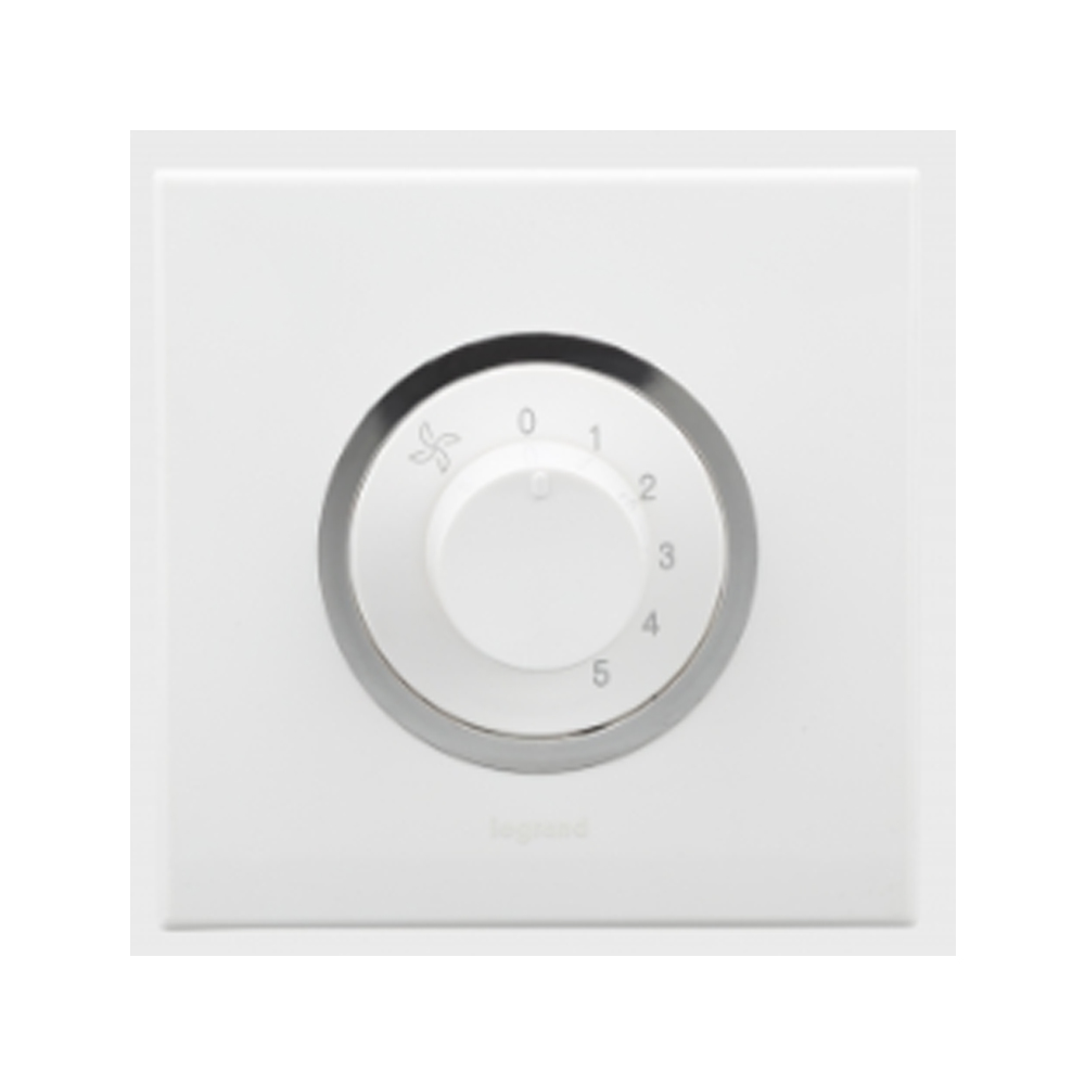 Legrand Arteor Fan step regulator 100 watts 2 module White Round ...