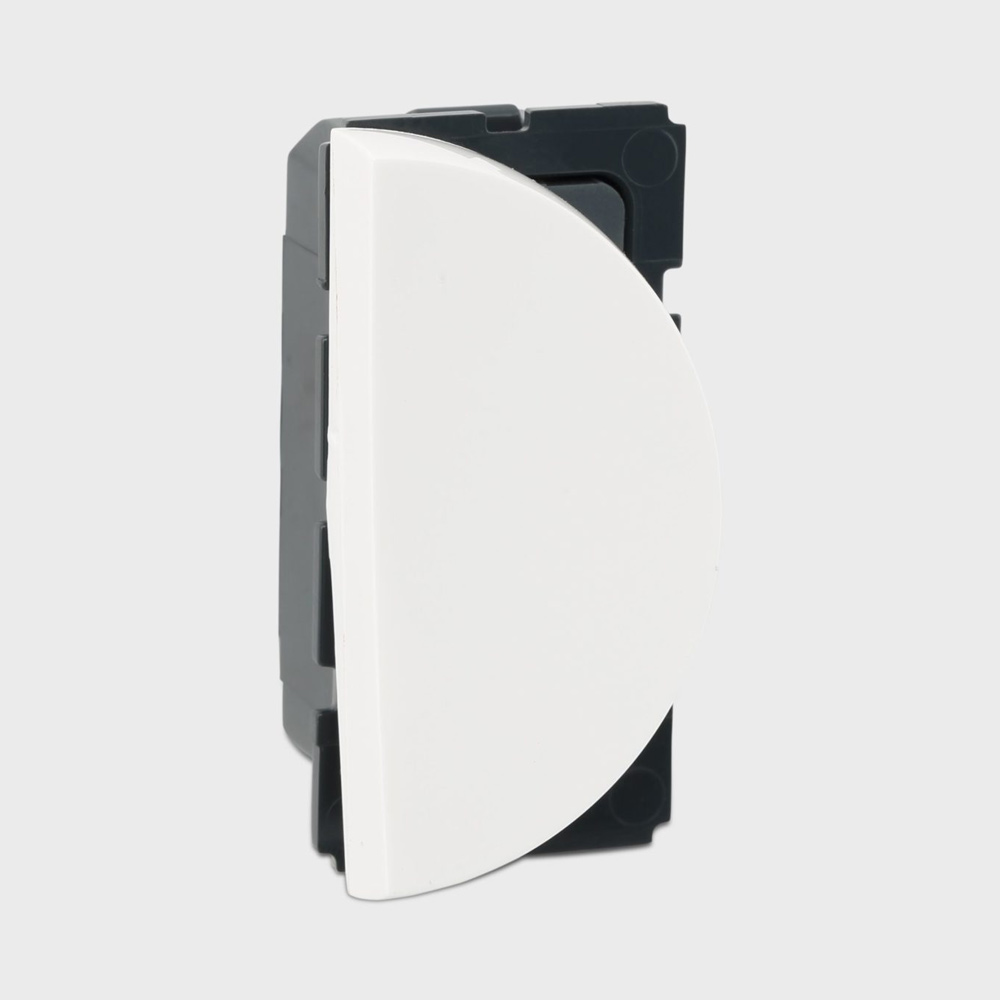 Legrand Arteor Switch White Round 6A SP 1 way right 1 module 250V AC ...