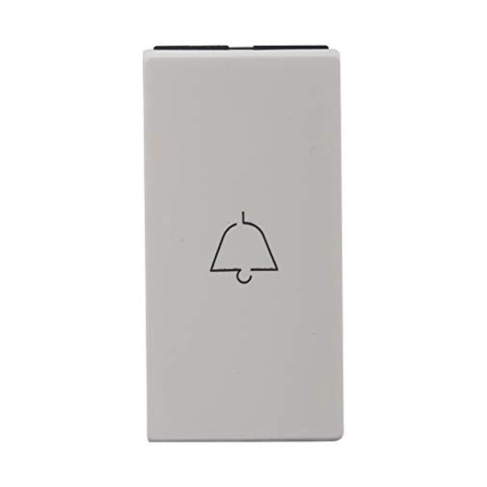Legrand Arteor Bell Push 6A SP 1 way 1 module 250V AC White Square ...