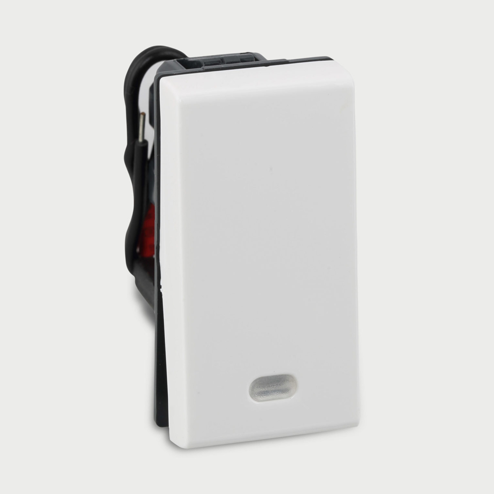 Legrand Myrius Switch 16A 1 way with indicator 1 module 230V White ...