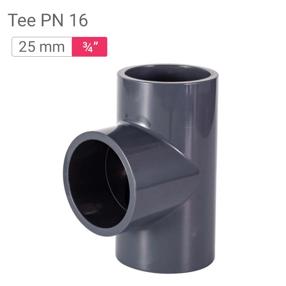 Star PVC Tee PN 16 25mm .75inch | mykit | Buy online | Buy Star, Tee online