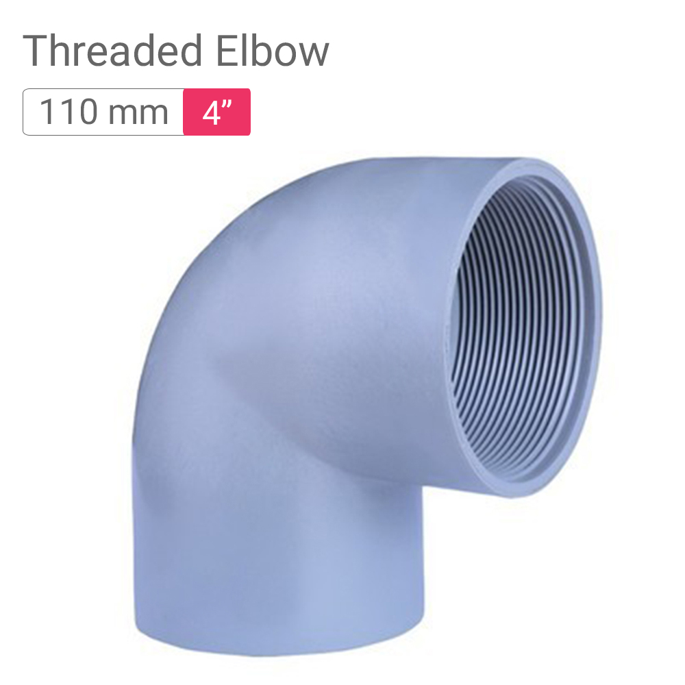 Star PVC Threaded Elbow 110mm 4inch | mykit | Buy online | Buy Star ...