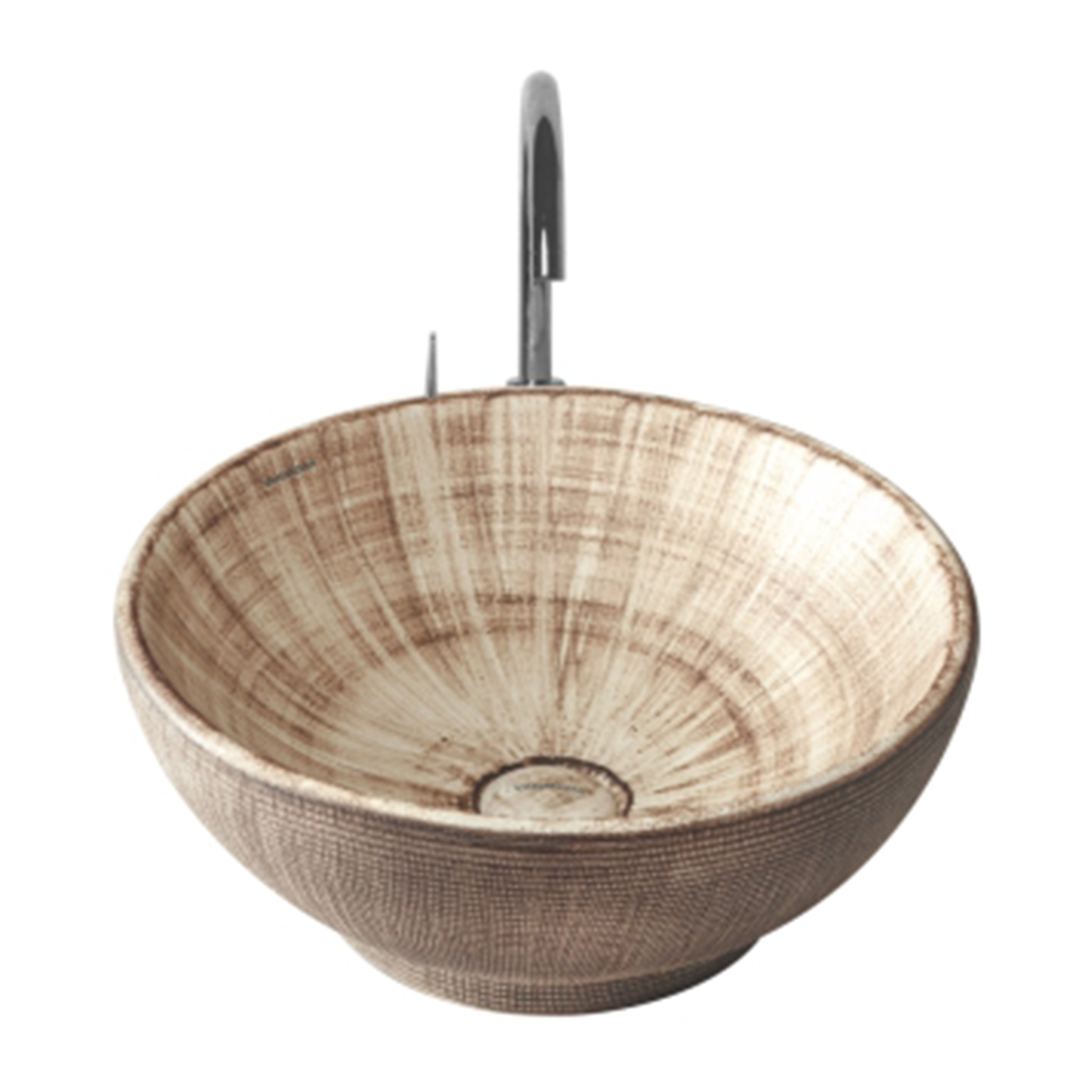 Varmora Chocco 415x415x170 Round Wash Basins | mykit | Buy online | Buy ...