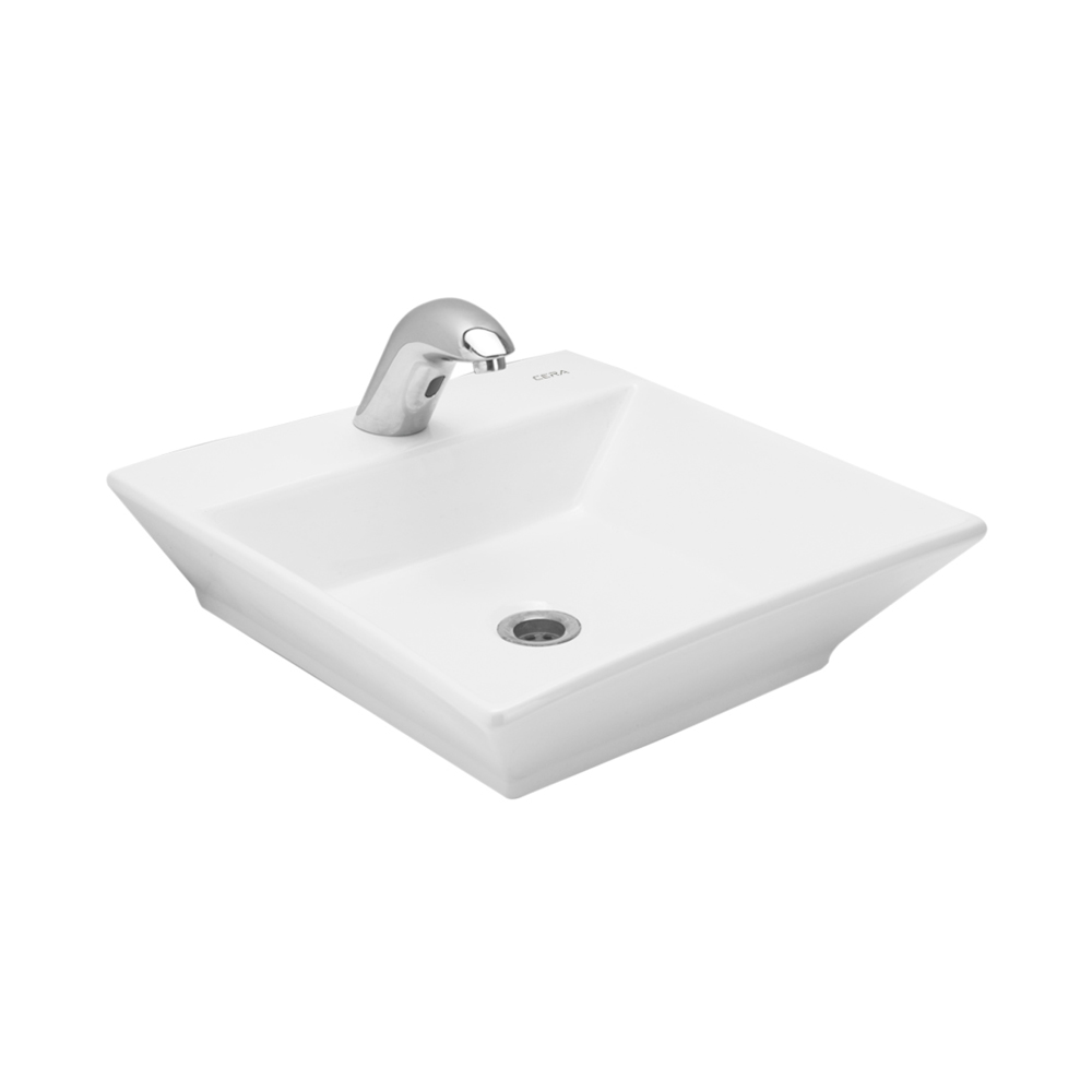 Cera Cayden 445x445 Snow White Table Top Wash Basin | mykit | Buy ...