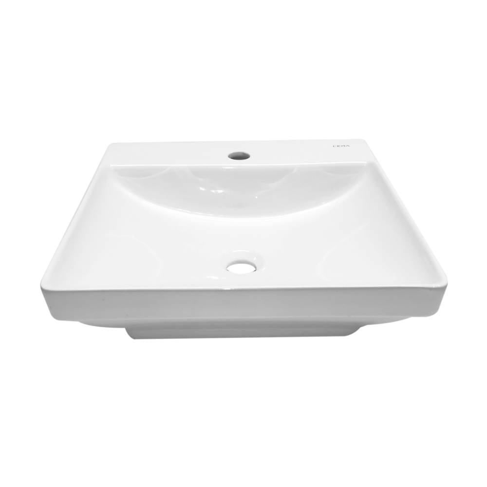 Cera Casta Thin Rim 445x445 Snow White Table Top Wash Basin | mykit ...
