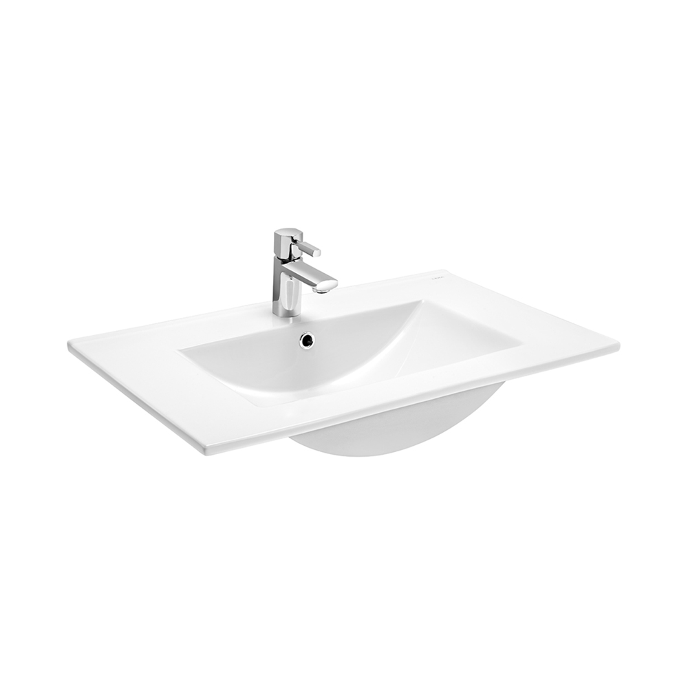 Cera Coyota 750x460x185mm with built in Snow White Counter Wash Basins ...