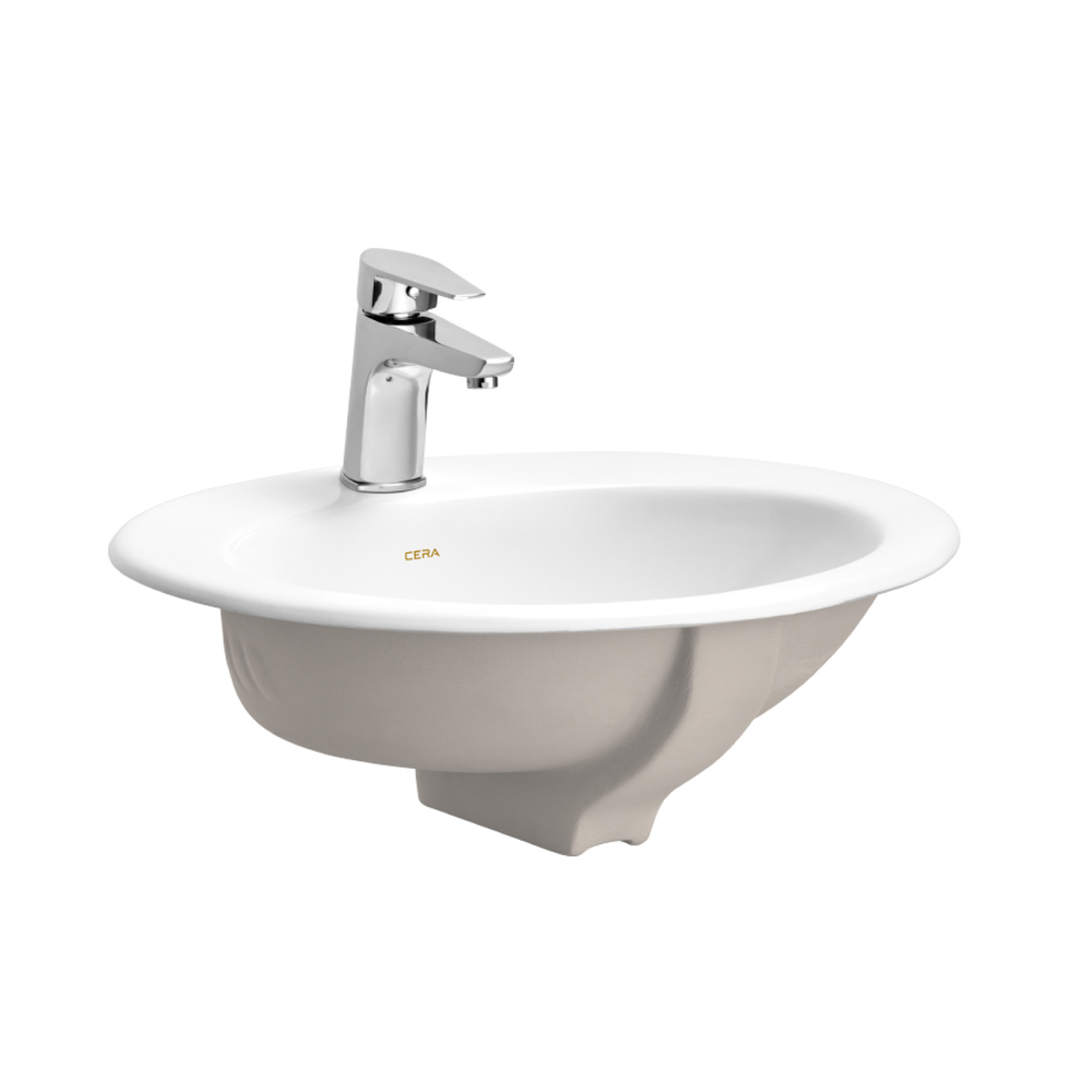 Cera Comet 570x450mm Snow White Counter Wash Basins | mykit | Buy ...