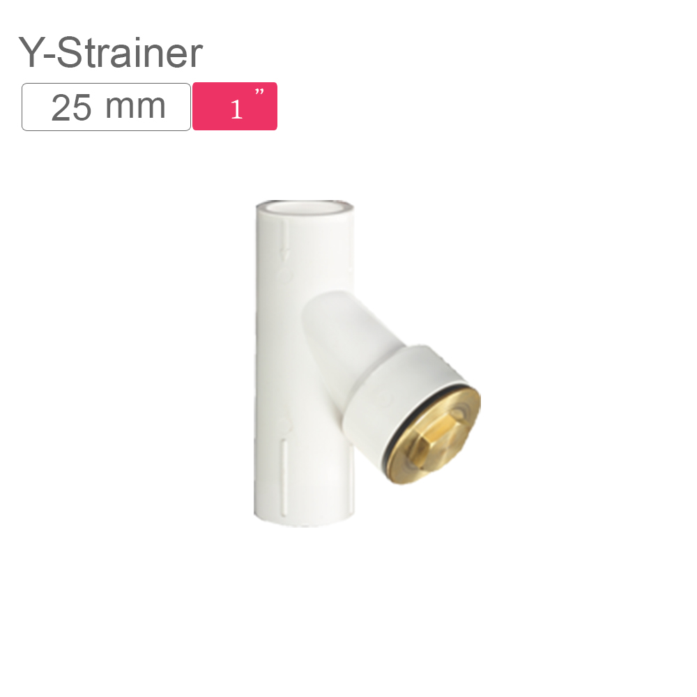 Supreme AquaGold uPVC Y - Strainer 25mm SCH 80 Off White | mykit | Buy ...
