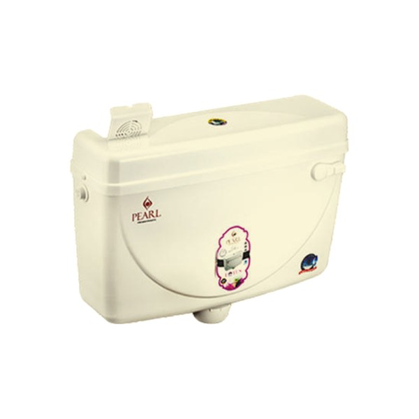 Pearl Lotus Single Flushing Cistern with Air Freshner 10L Ivory | mykit ...