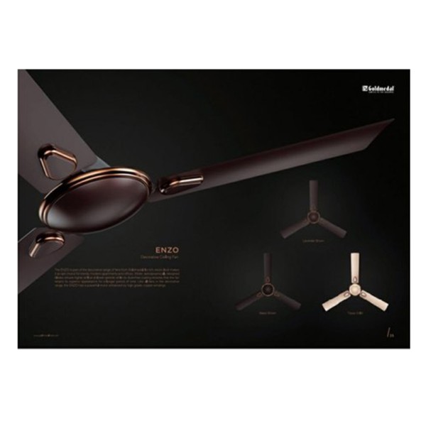 Goldmedal Enzo 1200mm Lavender Brown Ceiling Fan Mykit Buy Online