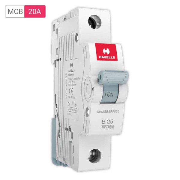 Havells B Series 20A SP MCB | mykit | Buy online | Buy Havells, MCB online Havells B Series 20A SP MCB | mykit | Buy online | Buy Havells, MCB online